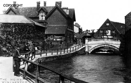 Winchester, the Weirs c1900 • V&E Prints