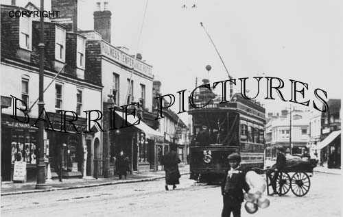 Poole, Tram Terminus c1910 • V&E Prints