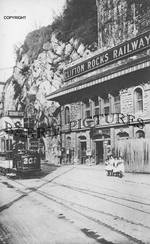 Clifton, Rocks Railway entrance 1900 • V&E Prints