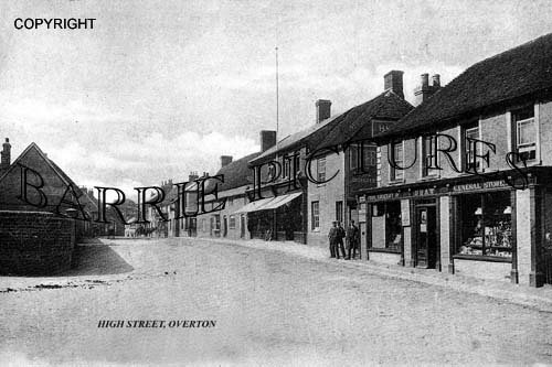 Overton, High Street c1910 • V&E Prints