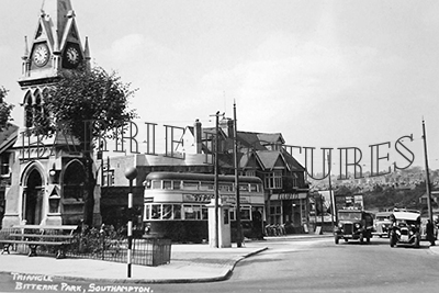 Bitterne, Bitterne Park, The Triangle c1930 • V&E Prints
